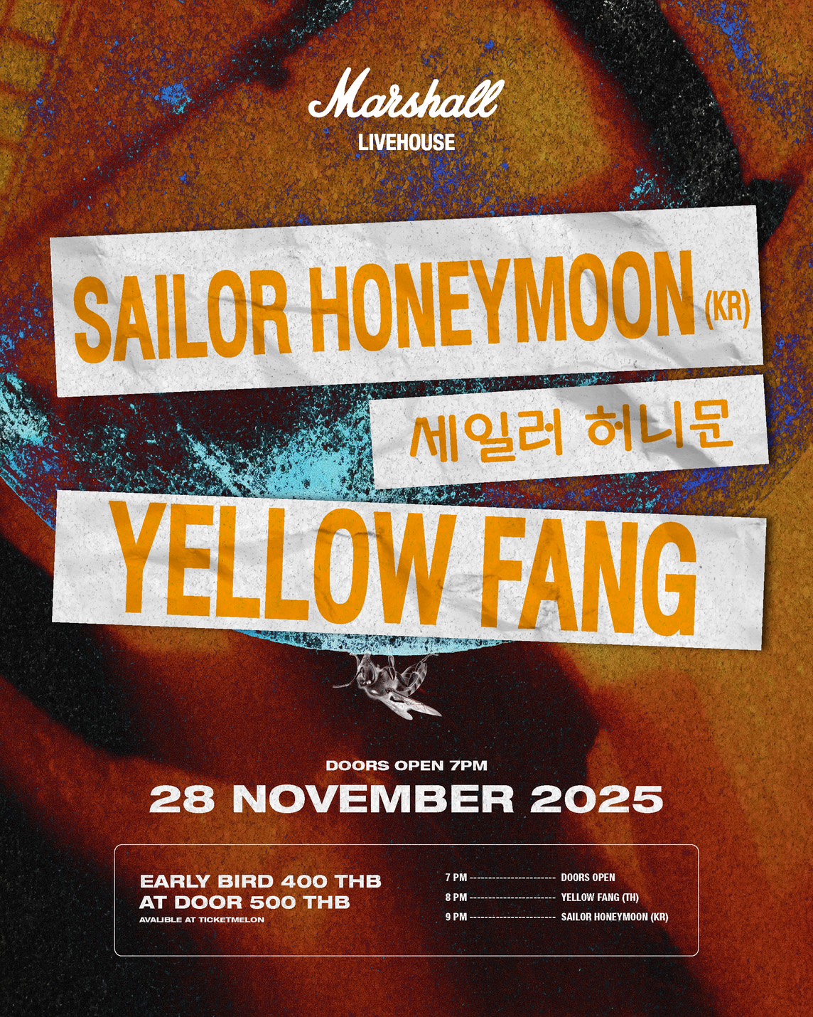 Sailor Honeymoon and Yellow Fang at the Marshall Livehouse in Bangkok