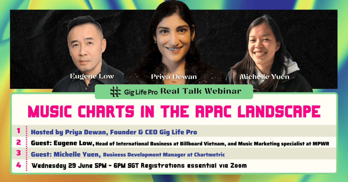Gig Life Pro Presents: Music Charts in the APAC Landscape